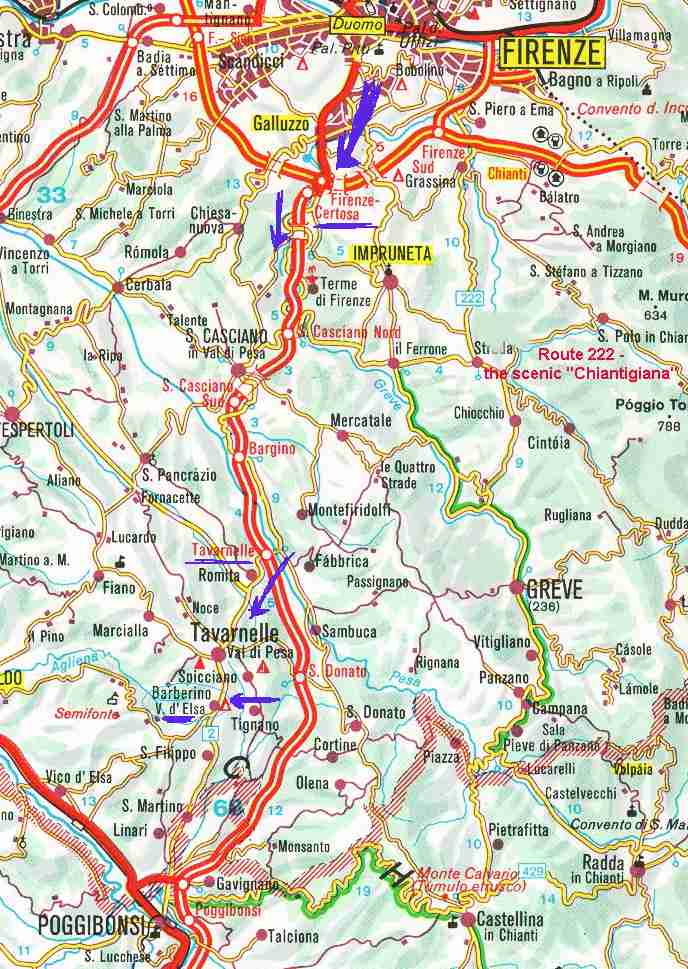 Tourism in the Chianti: How to reach gorgeous but cheap accomodations ...